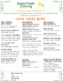 Menus - Dawn Fresh Catering